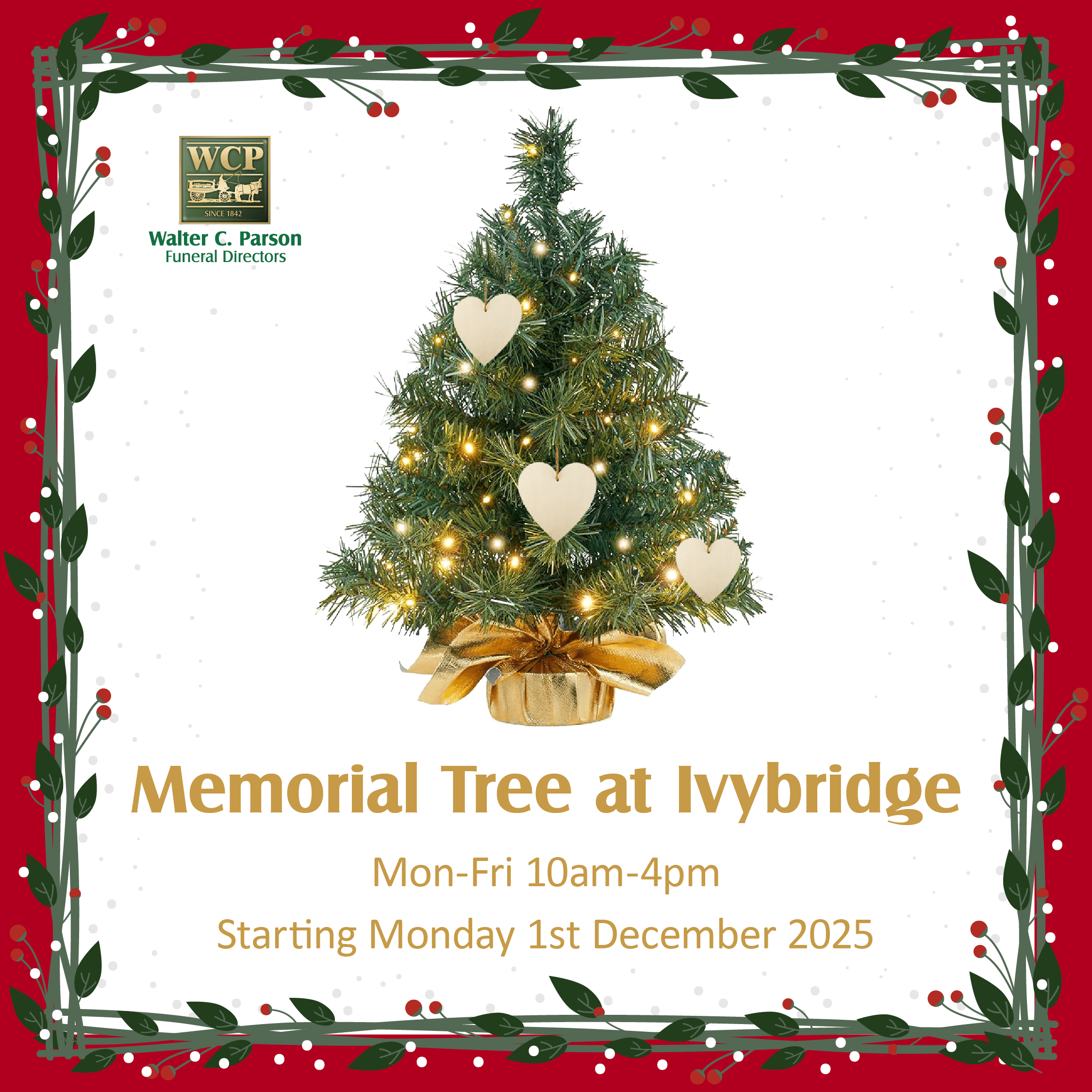 Memorial Tree at Ivybridge - Walter C. Parson Funeral Directors